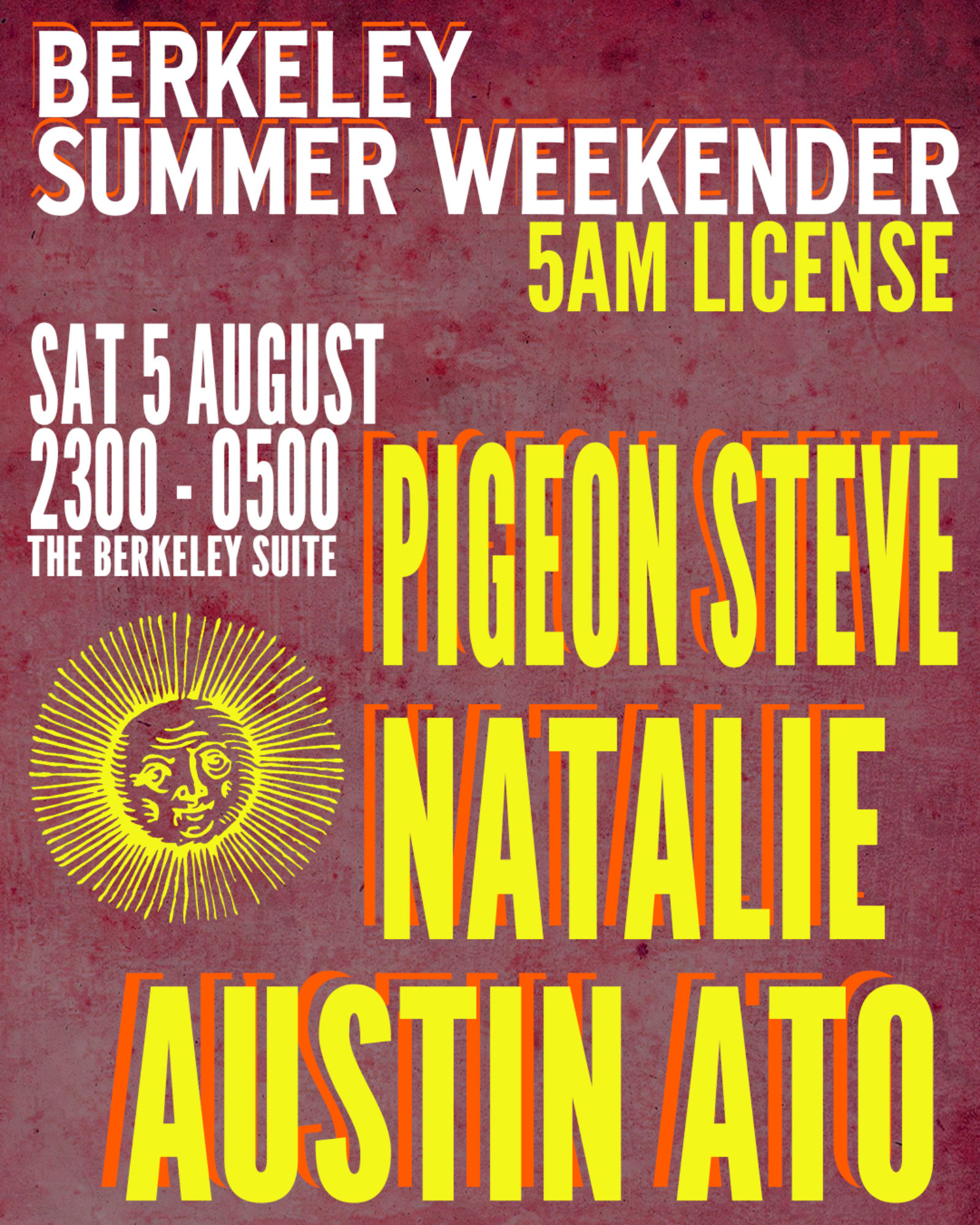 BERKELEY SUMMER WEEKENDER - 5AM LICENSE | The Berkeley Suite